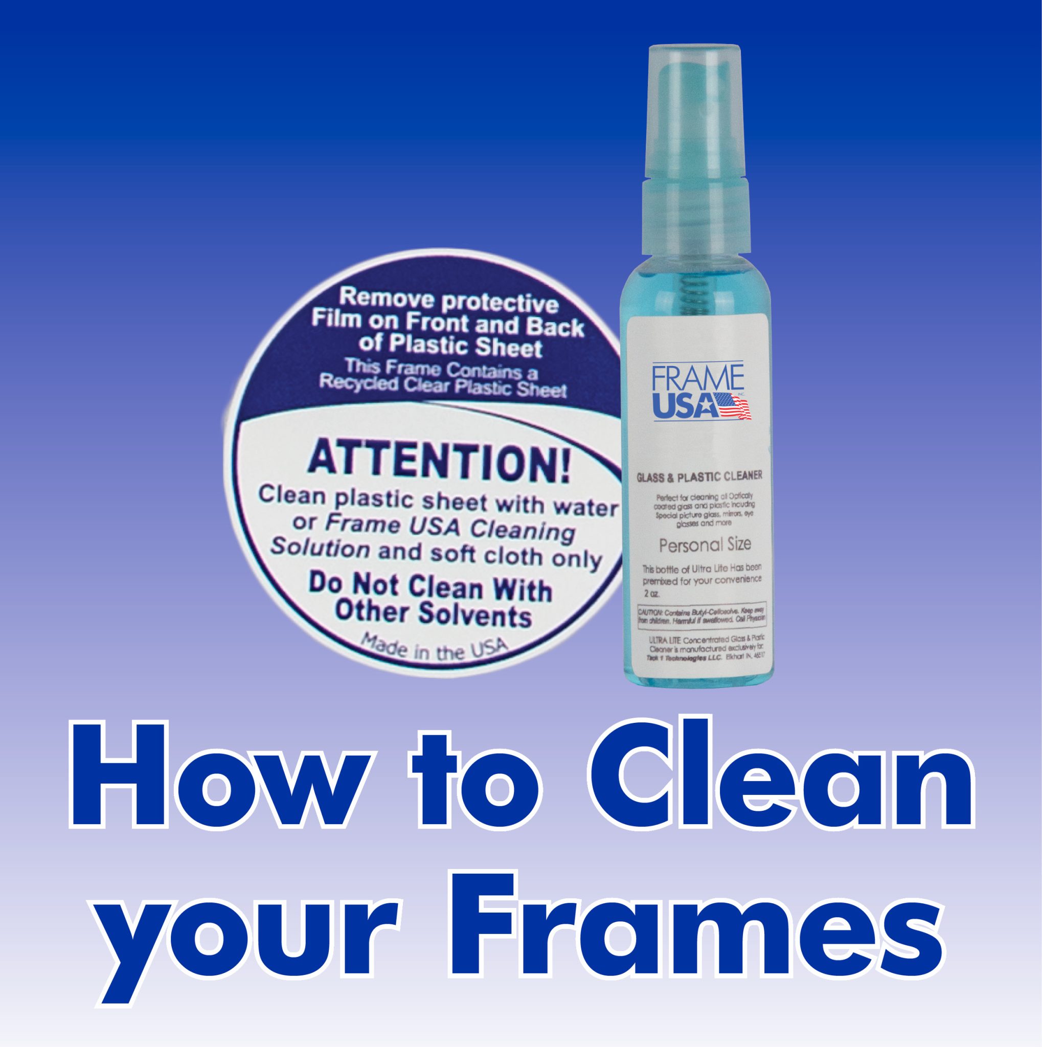 How to Clean Picture Frames | Cleaning Picture Frame Glass
