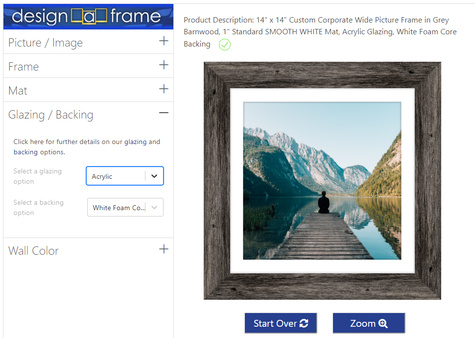 Custom Photo Frame Backing & Glazing Upgrades | Frame USA