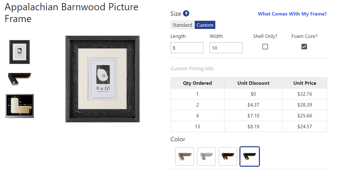 Custom Photo Frame Backing & Glazing Upgrades | Frame USA