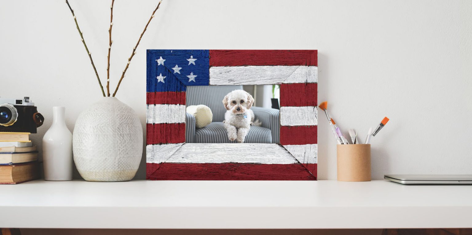 American Flag Picture Frames | Patriotic Picture Frames